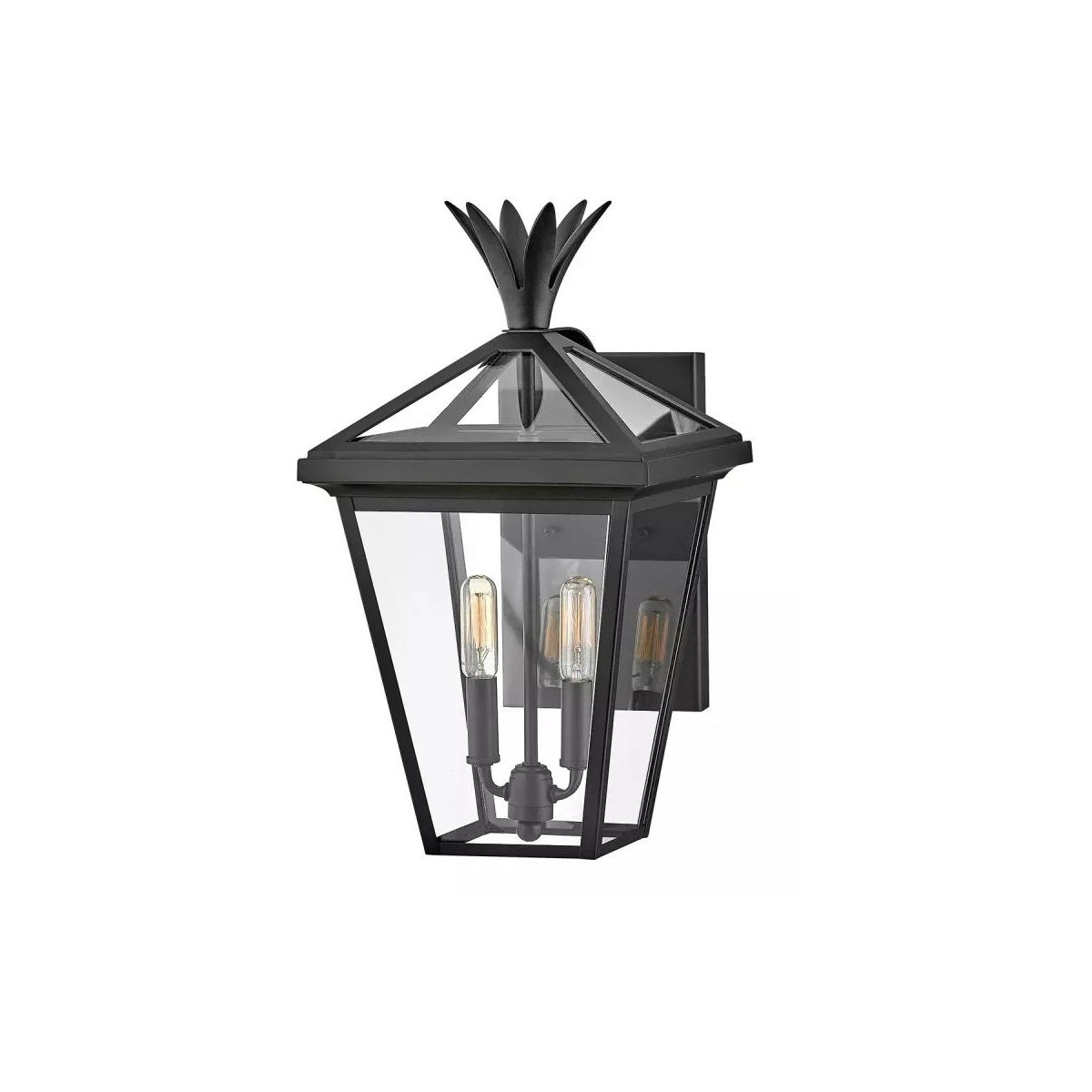 Elstead Lighting Palma kültéri fali lámpa 2x40 W fekete HK-PALMA-M-BK ...