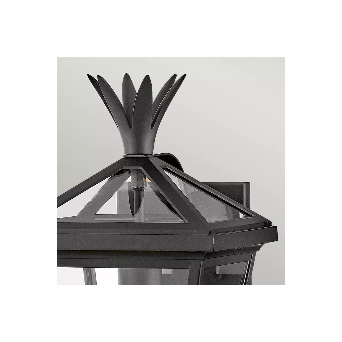 Elstead Lighting Palma kültéri fali lámpa 1x60 W fekete HK-PALMA-S-BK ...